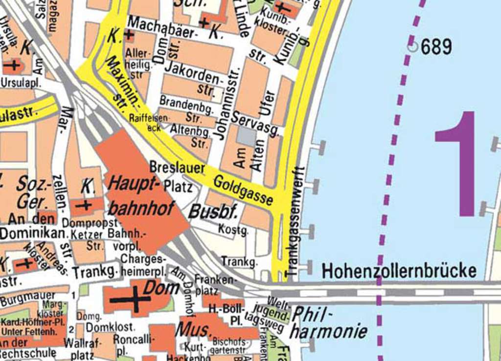 Stadtkarte Köln - Stadt Köln