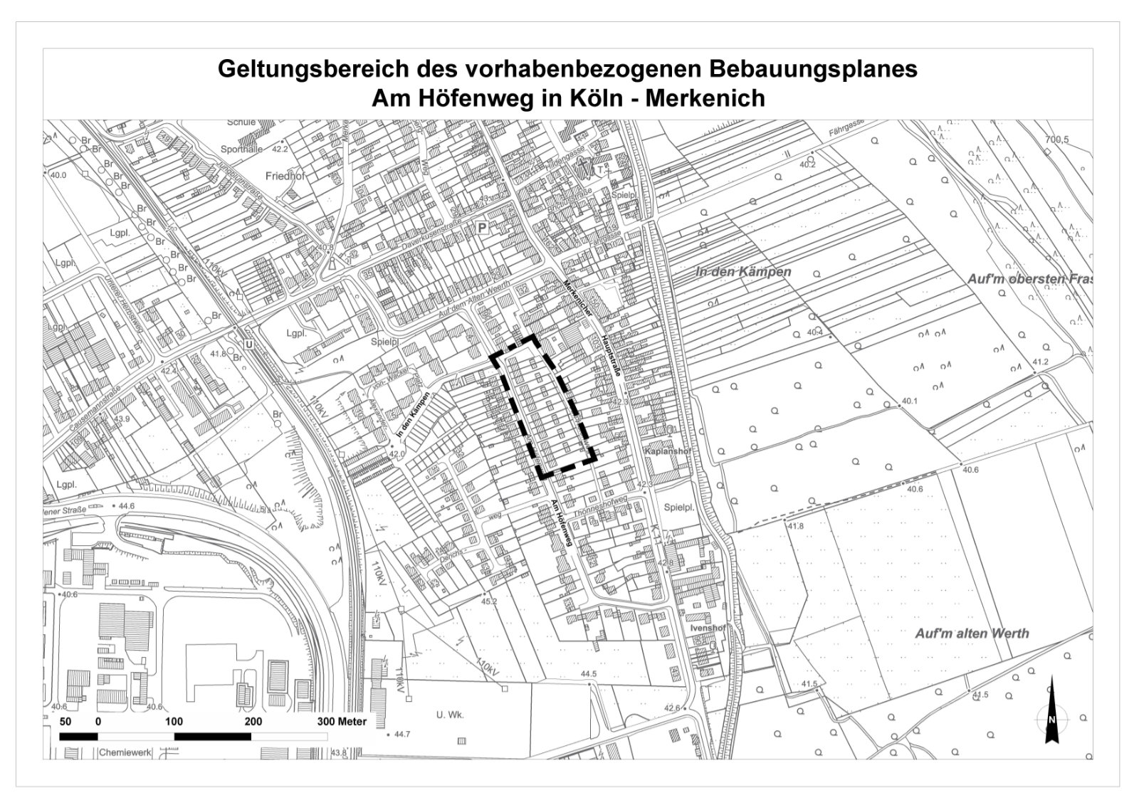 Am Höfenweg in Köln-Merkenich - Stadt Köln