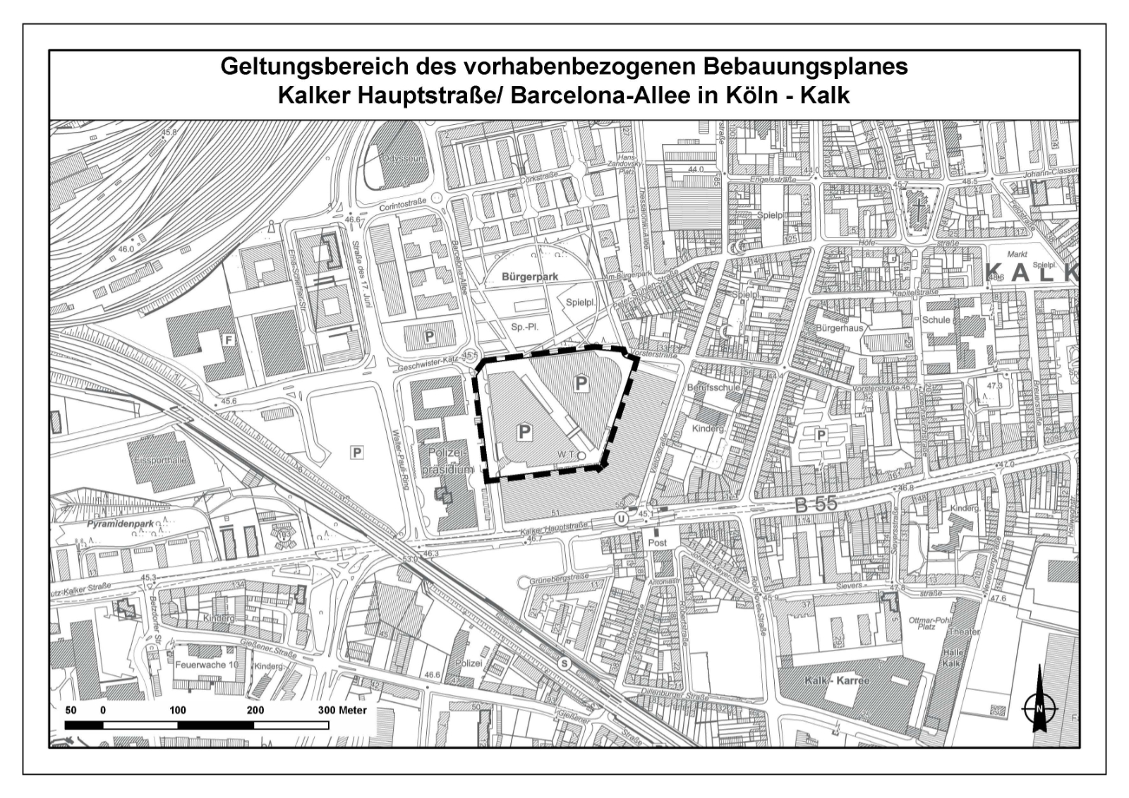 Kalker Hauptstraße / Barcelona Allee in Köln-Kalk - Stadt Köln