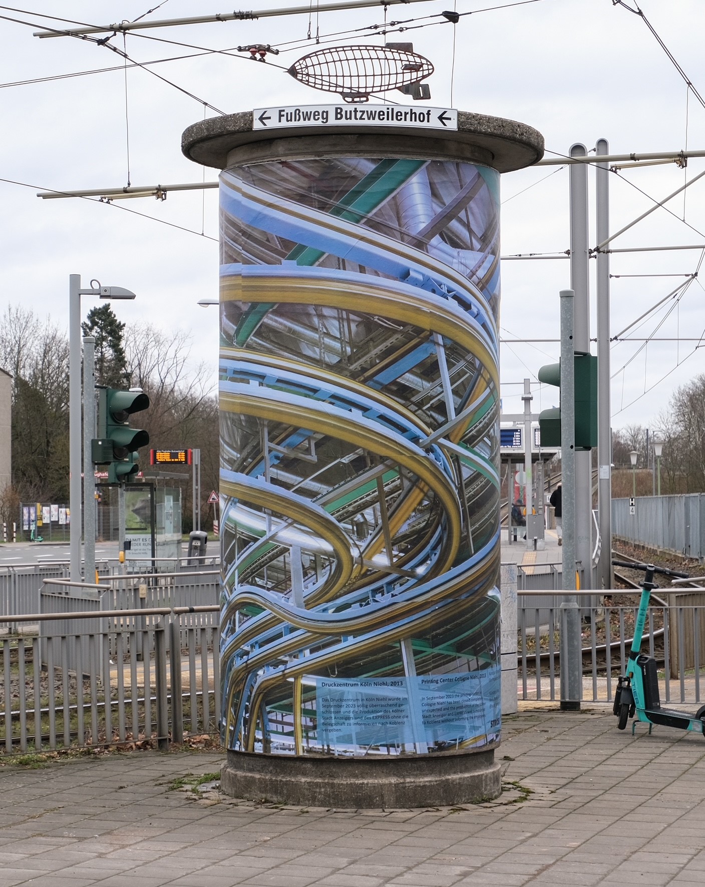 Kunst an Kölner Litfaßsäulen - Stadt Köln